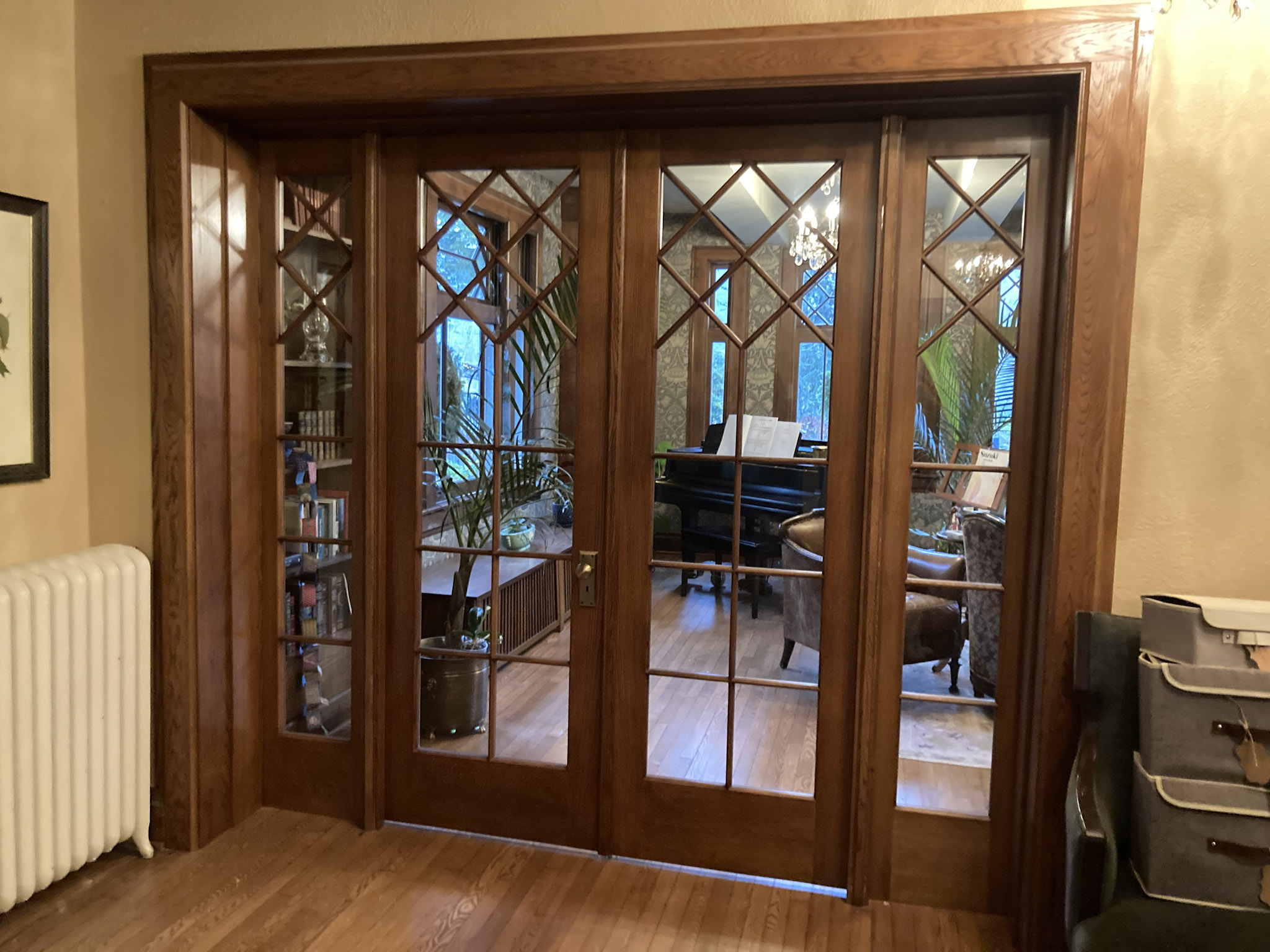 Arts and Crafts Doors with Diamond Upper Panels | Architectural ...